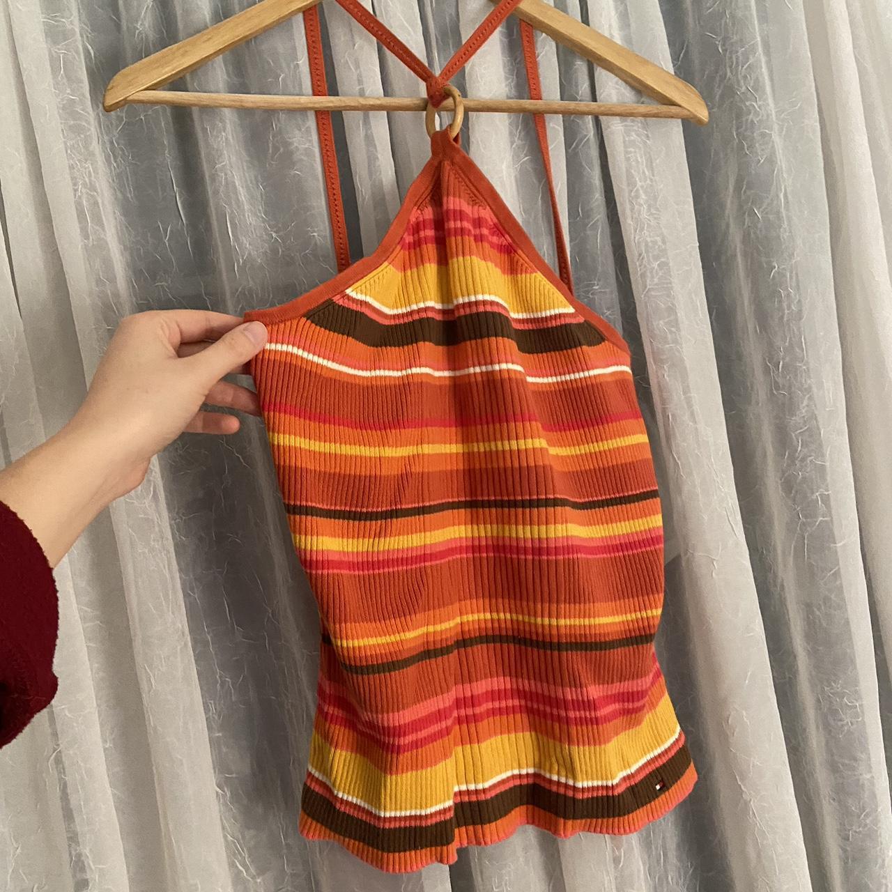 Cross strap top from Tommy Hilfiger!! Adjustable... - Depop