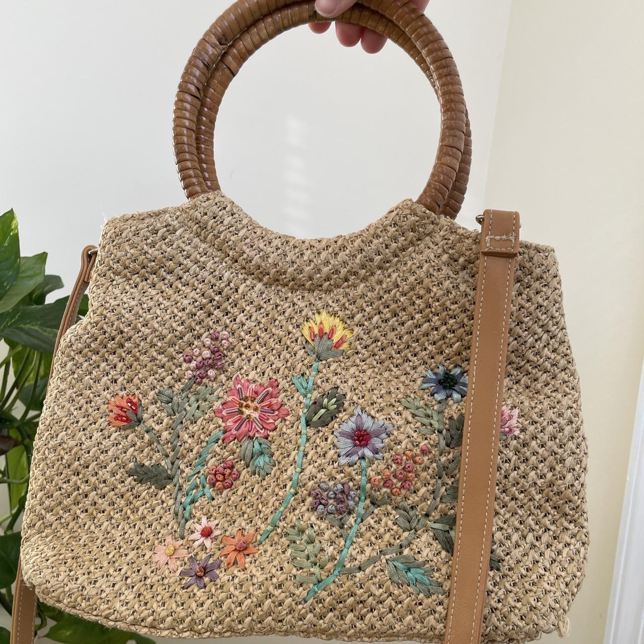 vintage cottagecore floral bag 🌸🍃🌼🌱 #vintage... - Depop