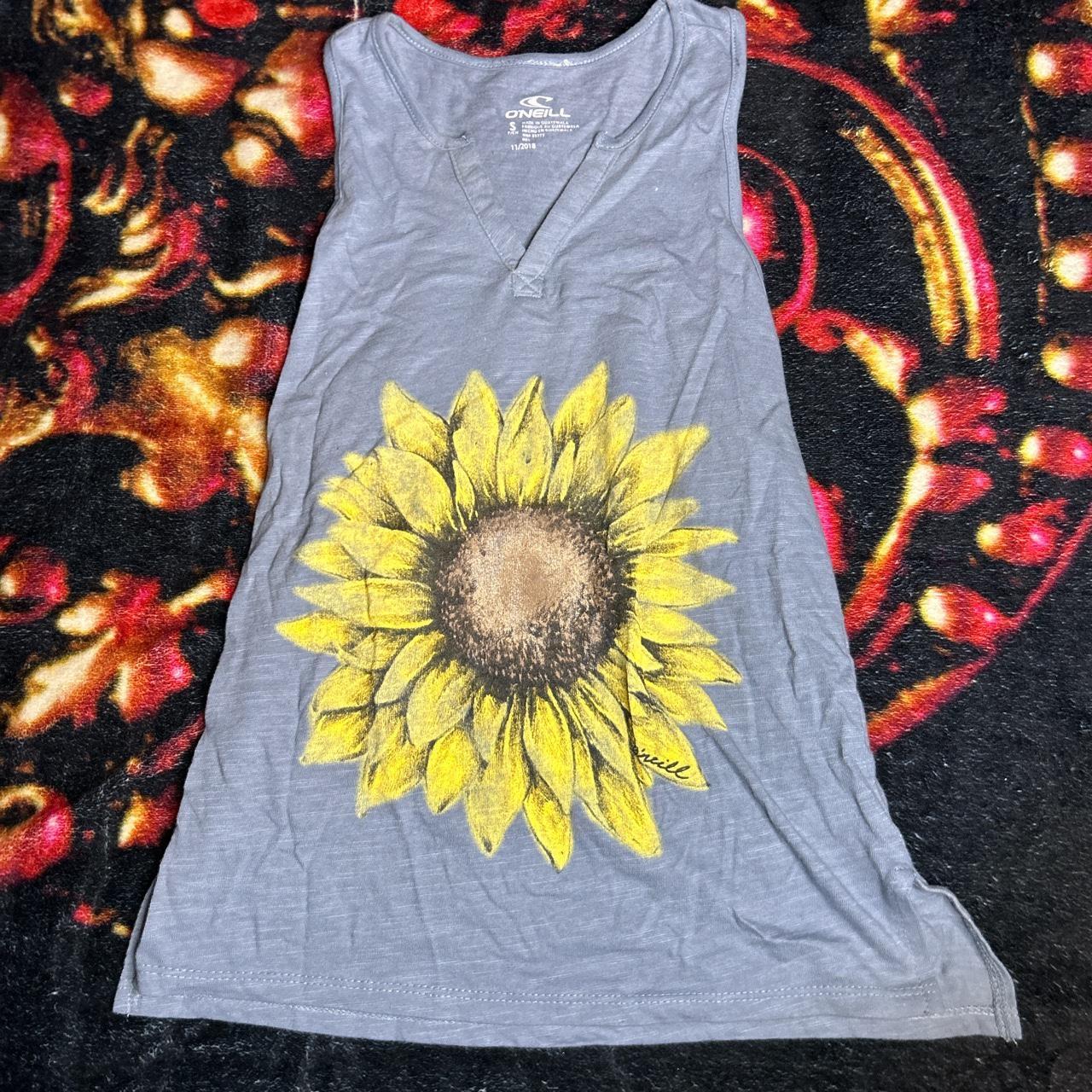 Oneill sunflower tank made in Guatemala Delia’s... - Depop