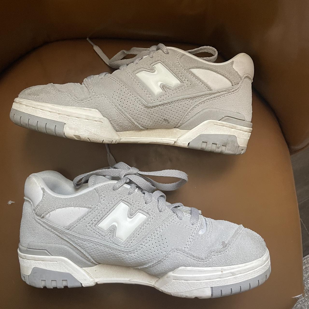 New Balance Grey 550s Suede Woman’s 8 / men’s... - Depop
