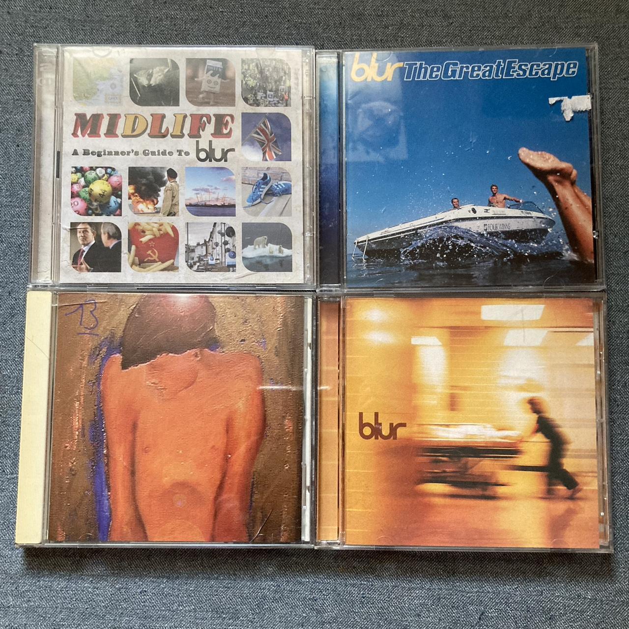 blur cd collection includes: - midlife - modern... - Depop