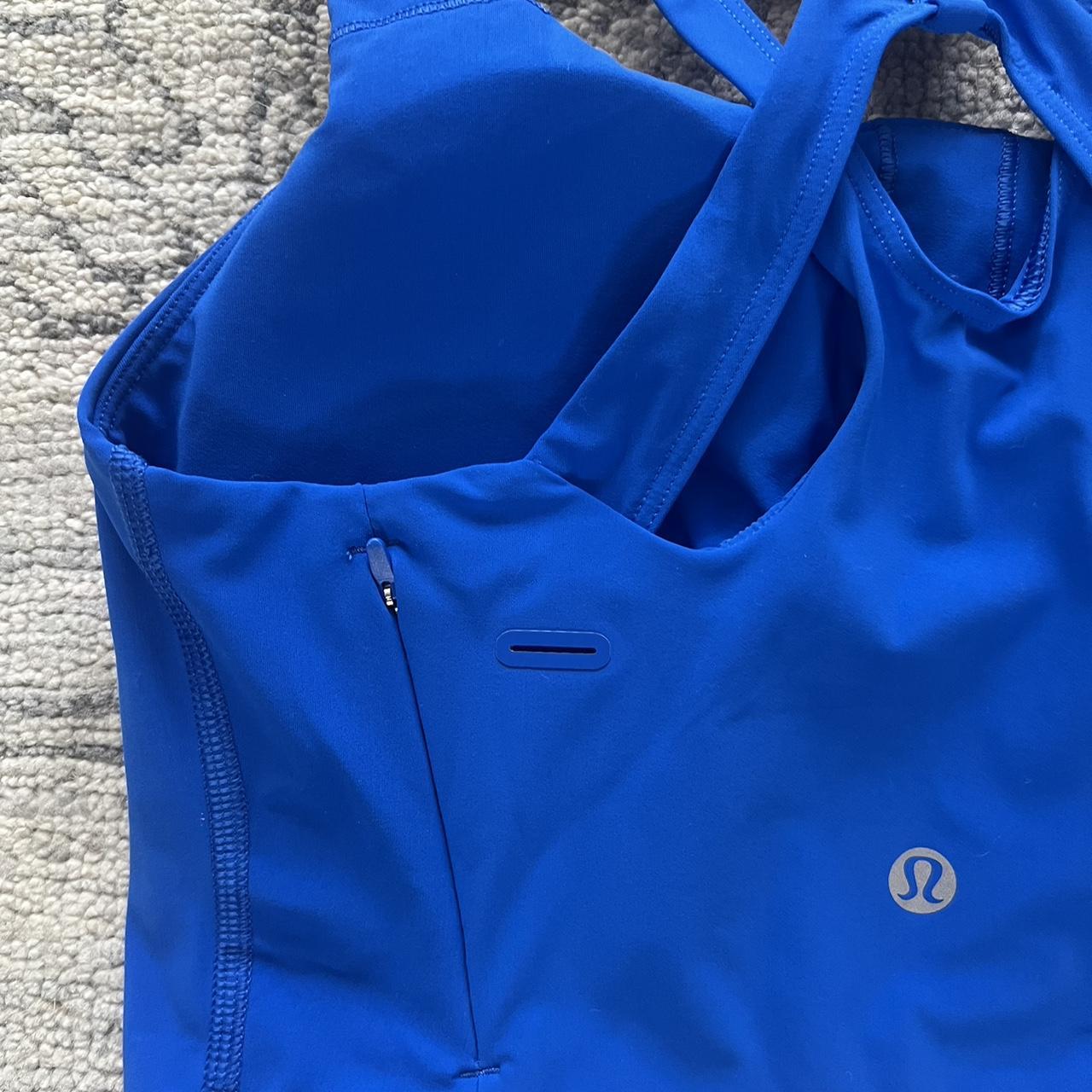 Lululemon stash it bra size 6 in blue No tags but... - Depop