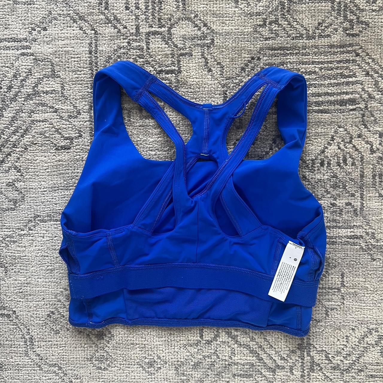Lululemon stash it bra size 6 in blue No tags but... - Depop