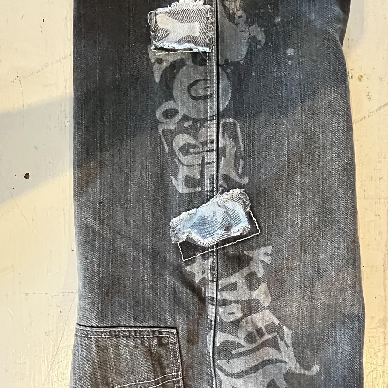 vintage bad boy baggy jorts size small - Depop