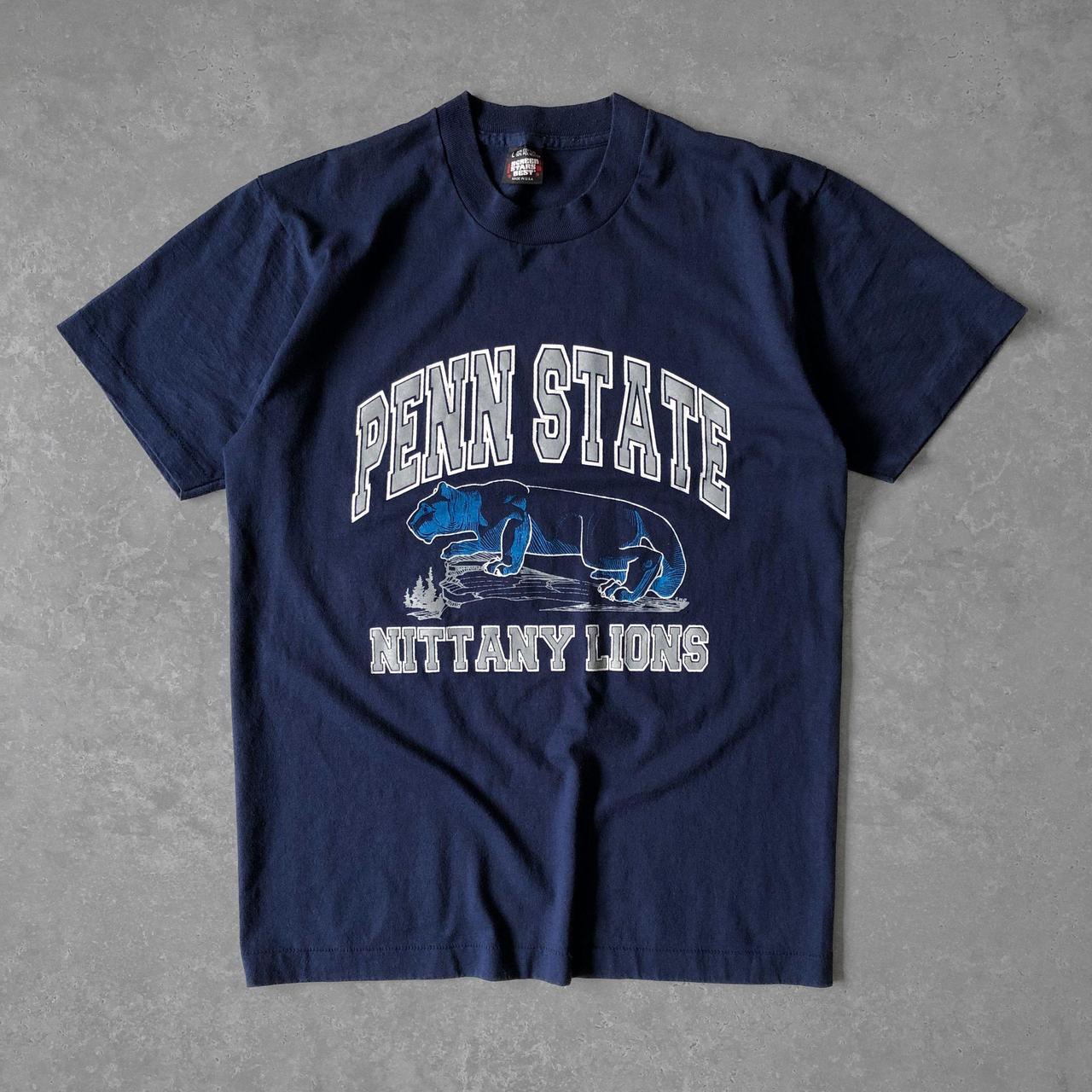 - 1990s - BOXY SINGLE STITCH 'PENN STATE' GRAPHIC... - Depop