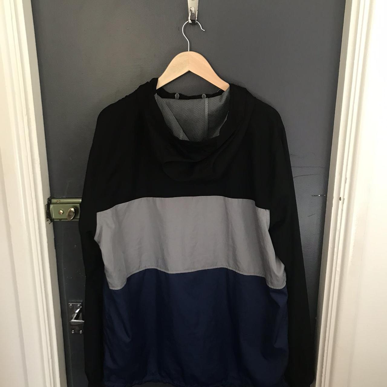 Bench Men's Black and Blue Jacket | Depop