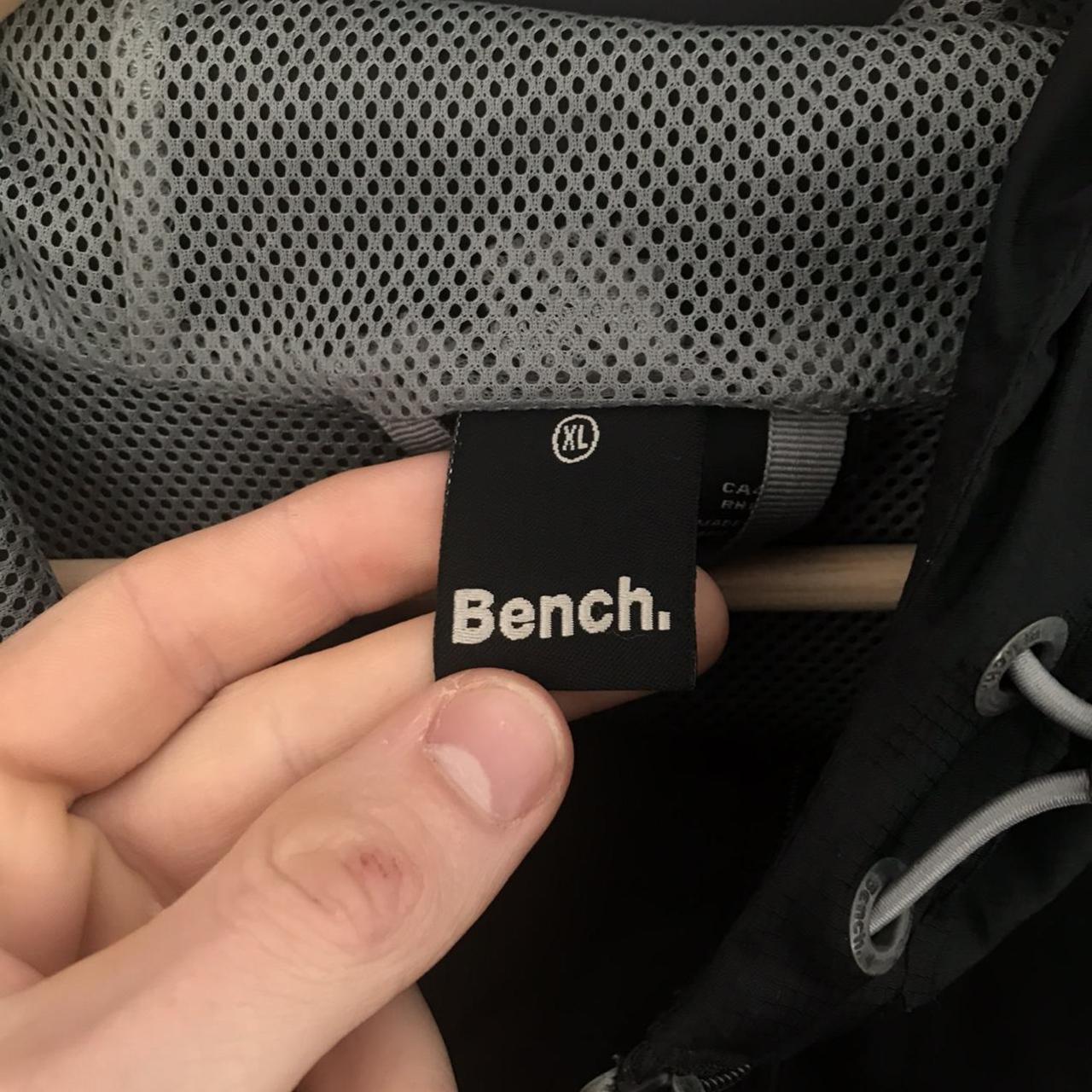 Bench Men's Black and Blue Jacket | Depop