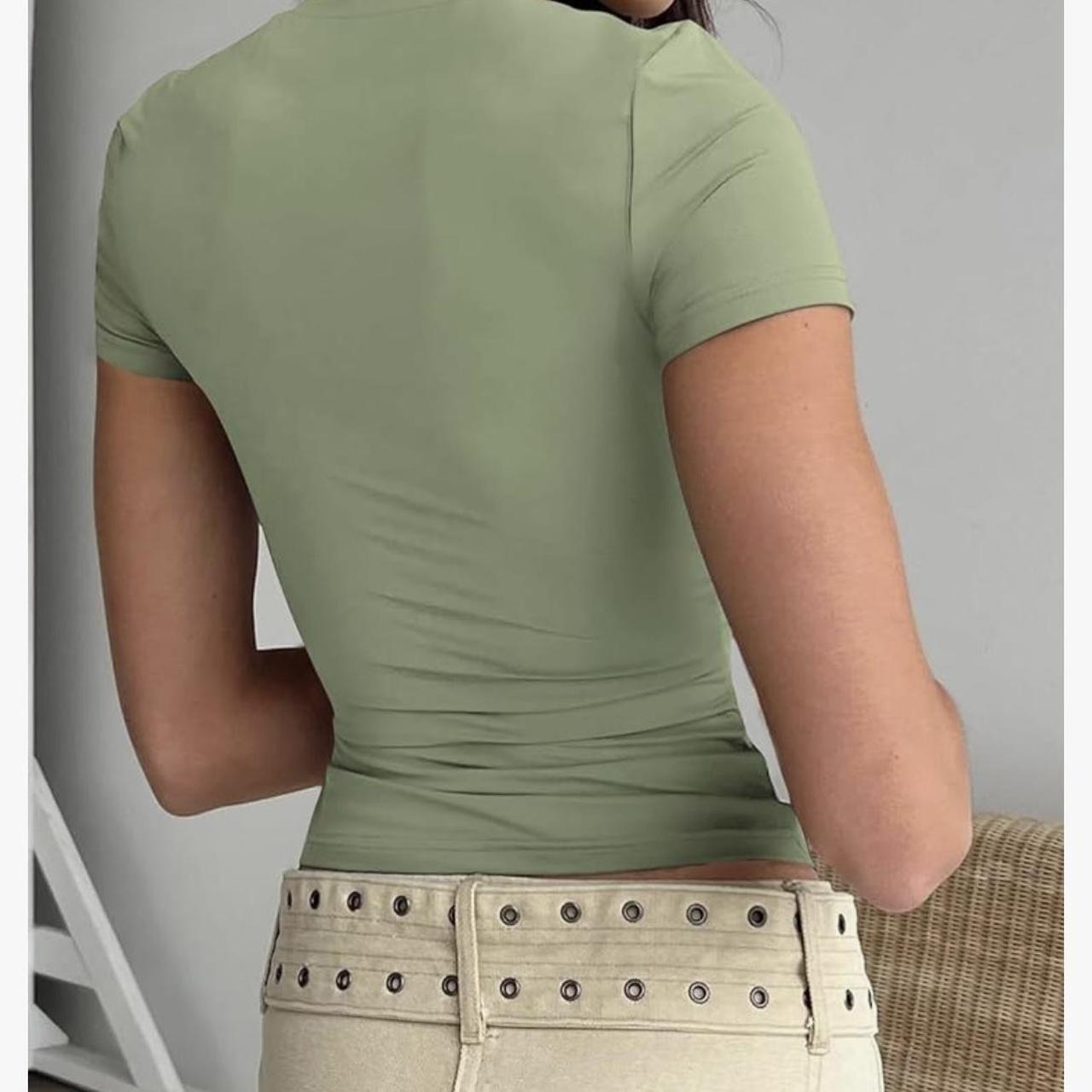 Amazon Skims Look-Alike Top Cute lime green color... - Depop