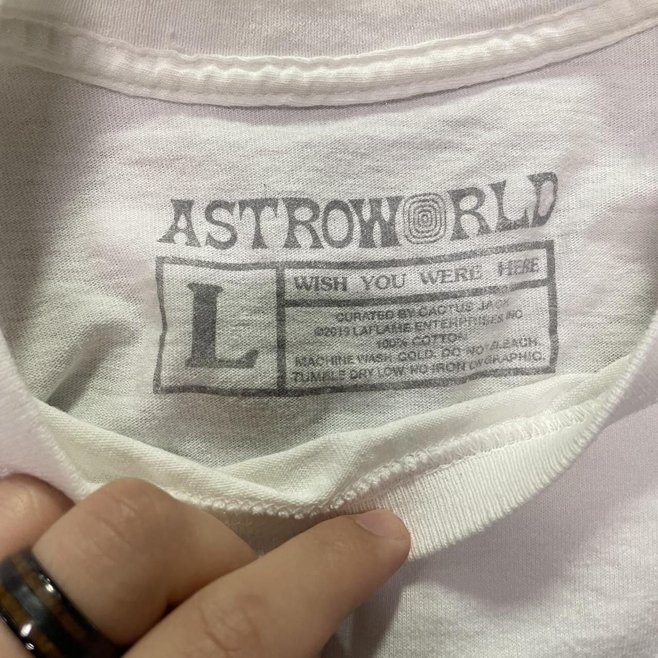 Travis Scott Astroworld tour merch Yellow stains... - Depop
