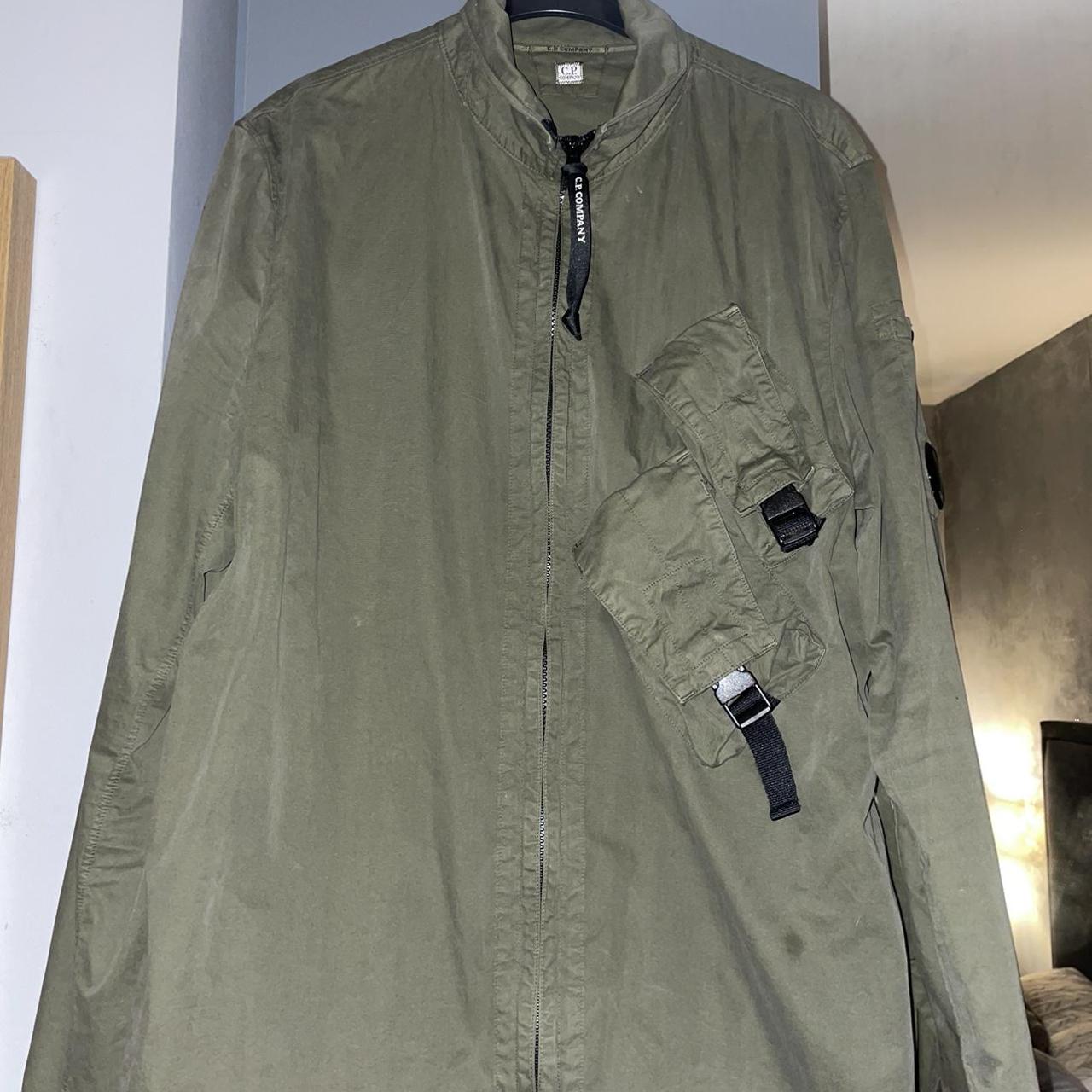 CP Company Men's Khaki Jacket | Depop