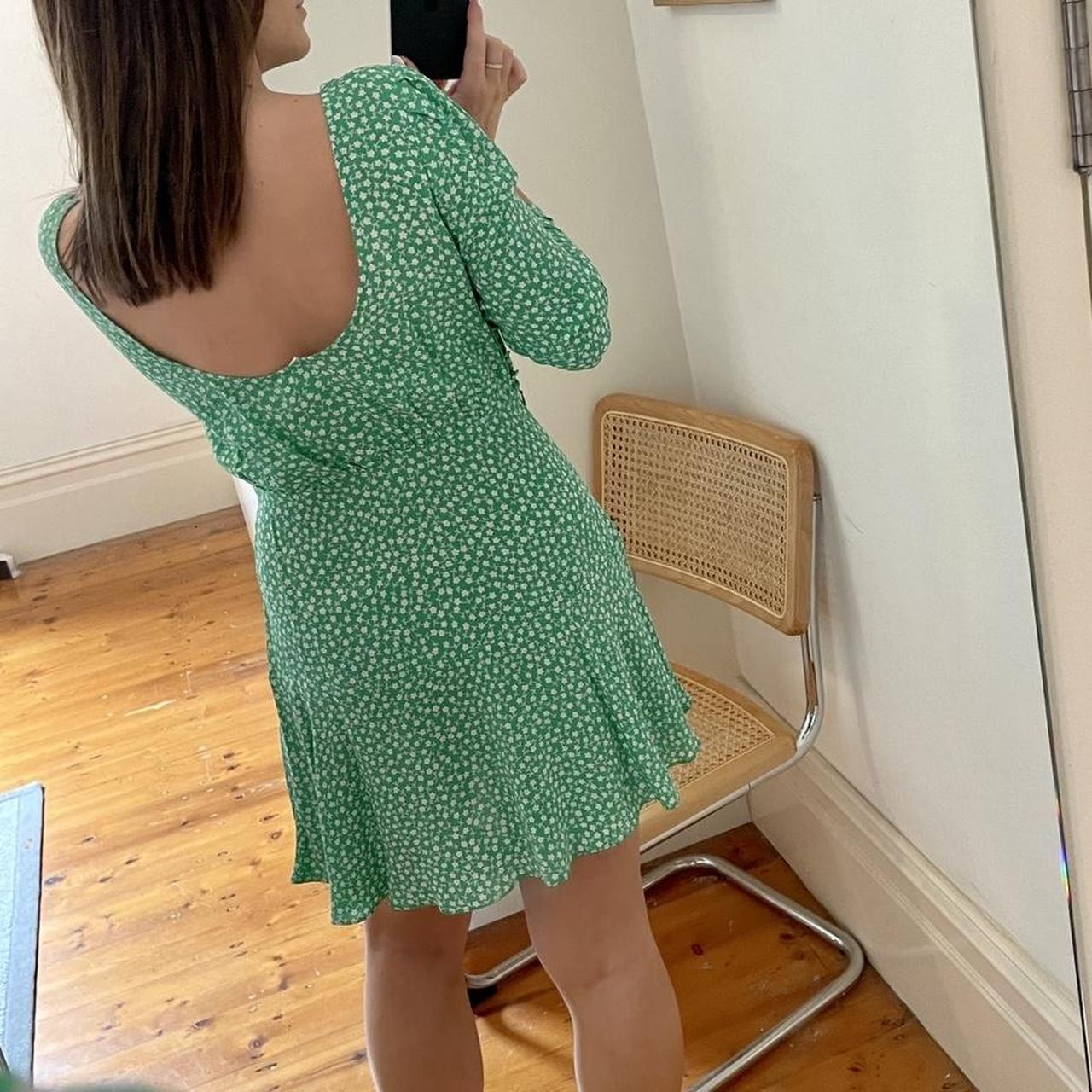 RIXO Kyla Dress Size small Beautiful green and... - Depop