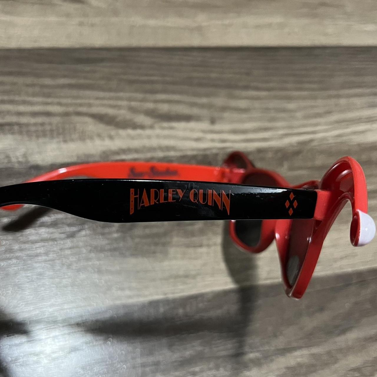 harley quinn sunglasses. dc comics x sun staches... - Depop