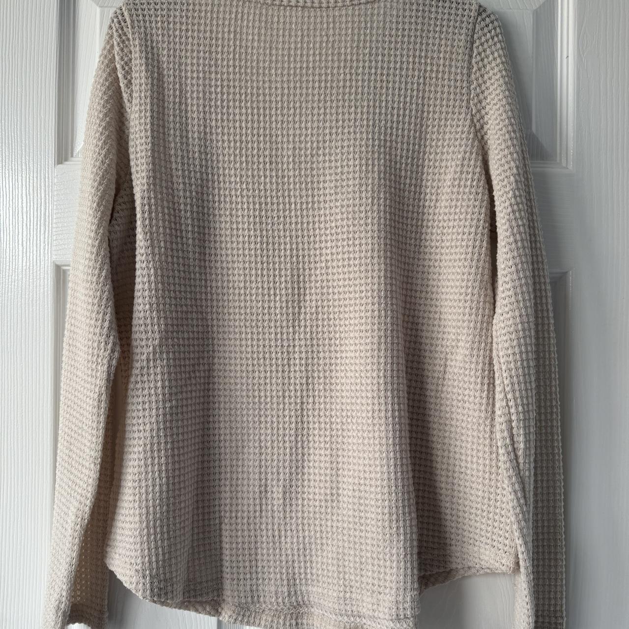 Shein cream lace detailed long sleeve top #shein... - Depop