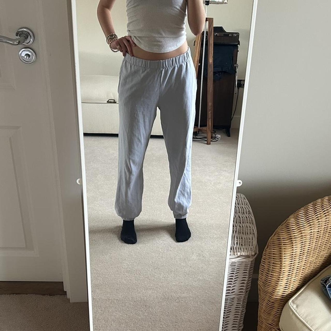 Light blue brandy Melville trackies Very good... - Depop