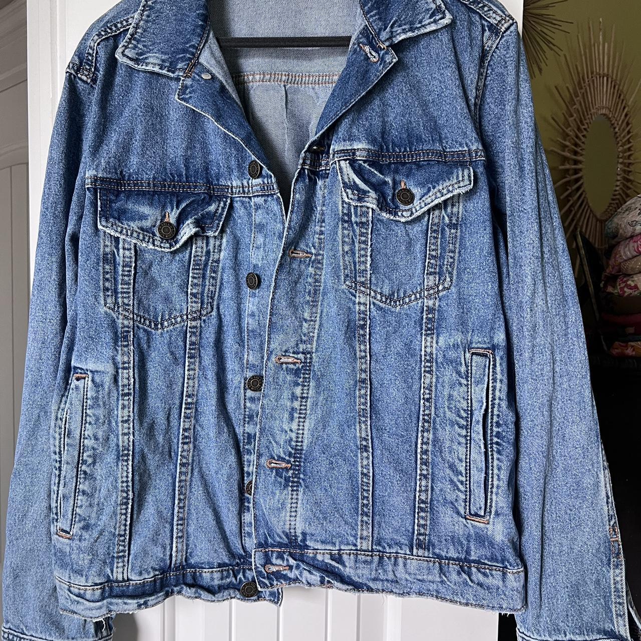 SpongeBob SquarePants denim jacket by H&M divided. - Depop