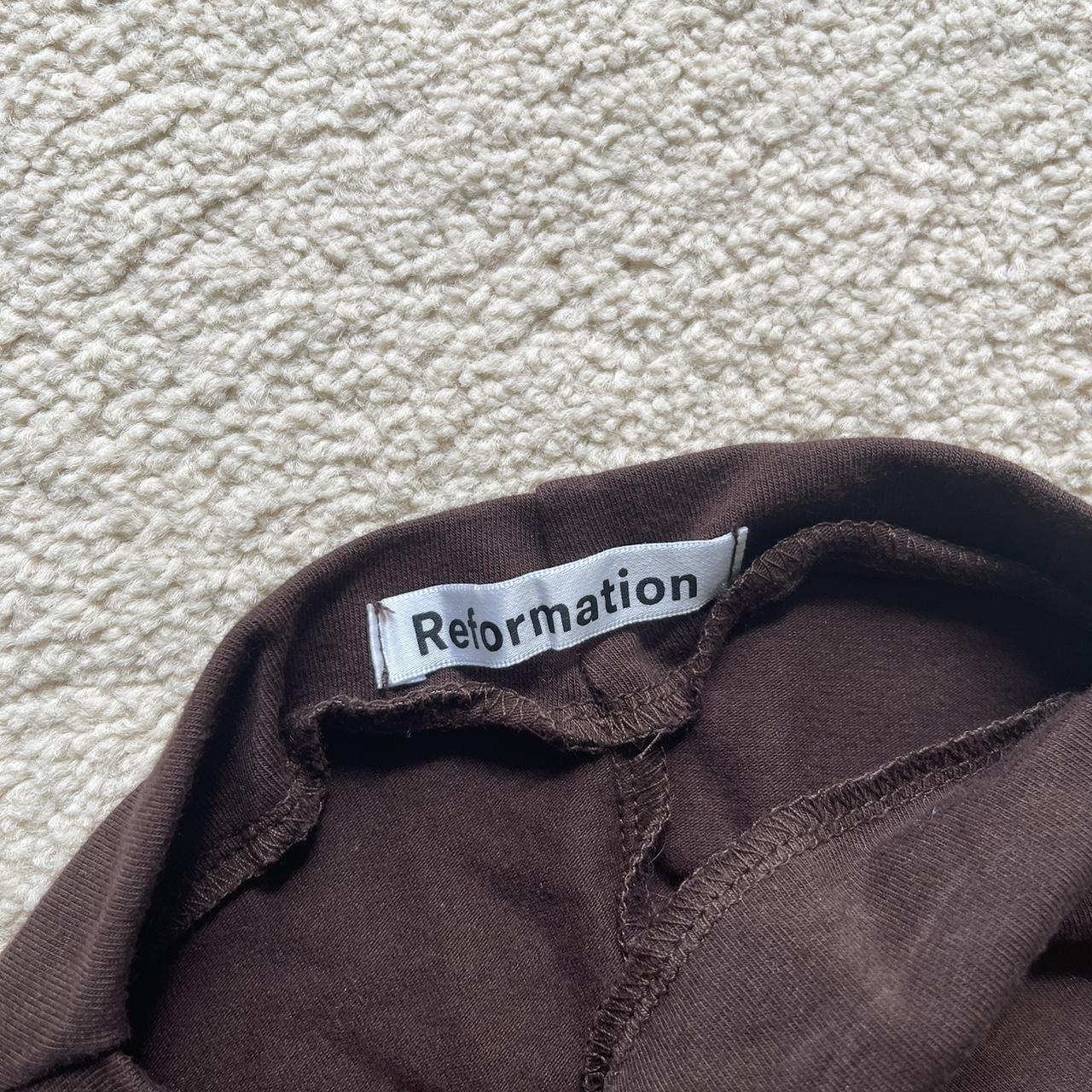 Reformation Brown Alden Dress Never Worn !! Brand... - Depop