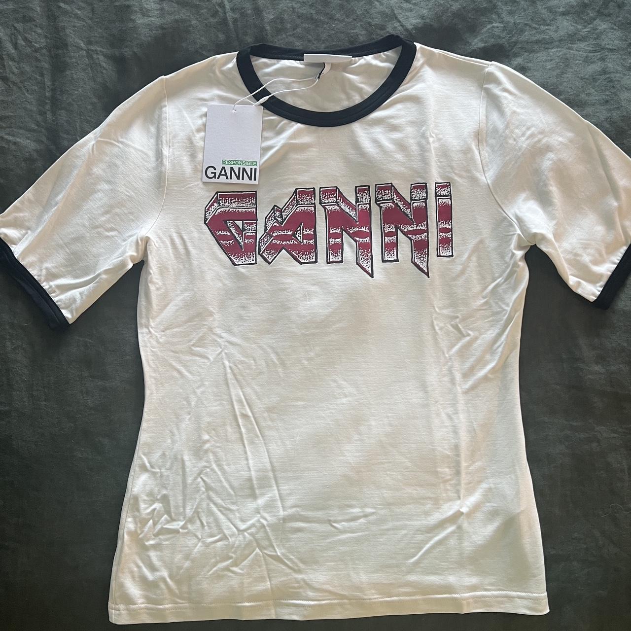 Ganni Fitted TShirt - Size M New with tags &... - Depop