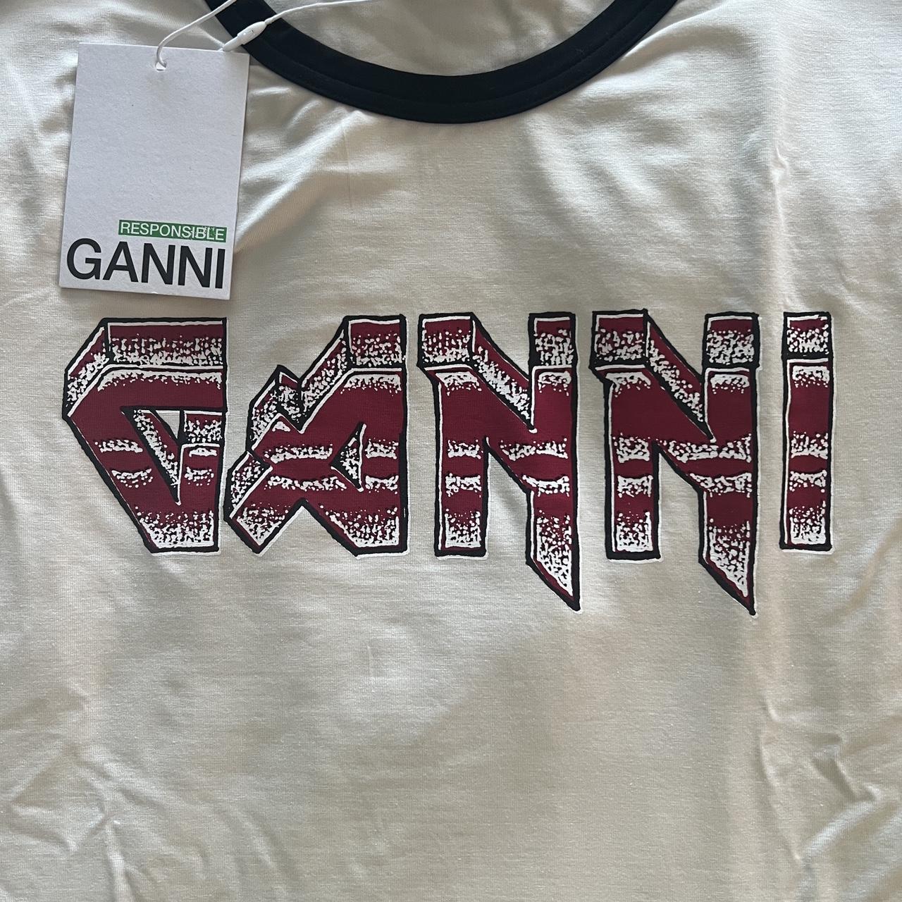 Ganni Fitted TShirt - Size M New with tags &... - Depop