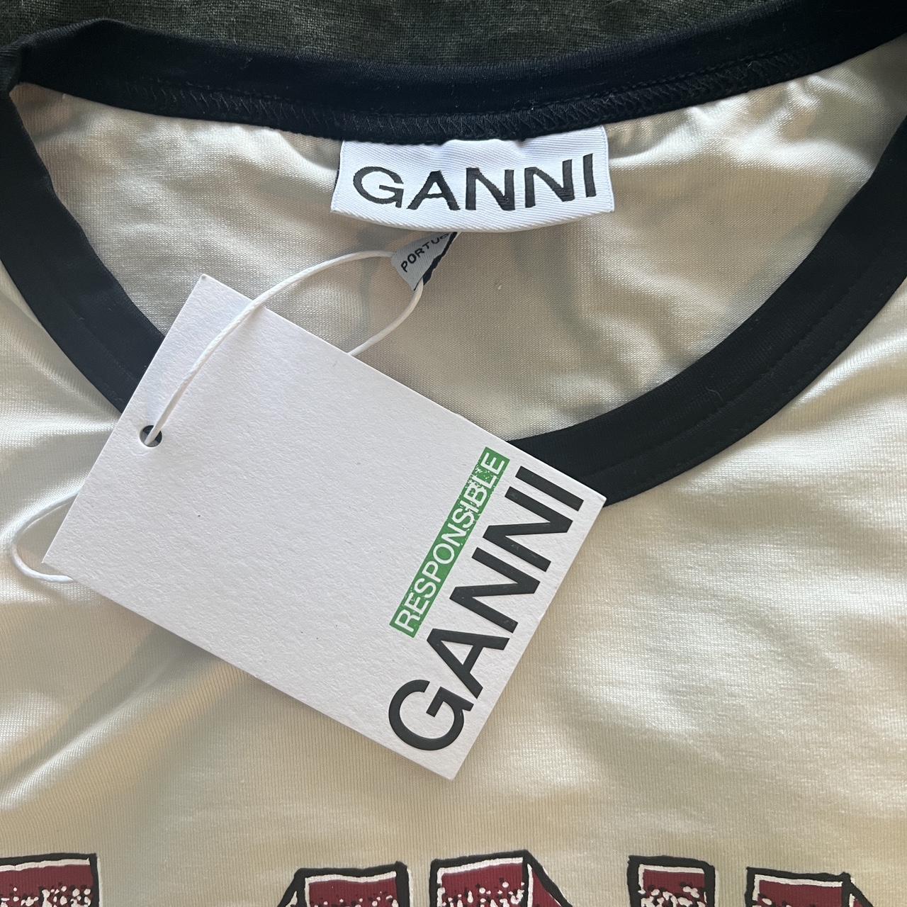 Ganni Fitted TShirt - Size M New with tags &... - Depop