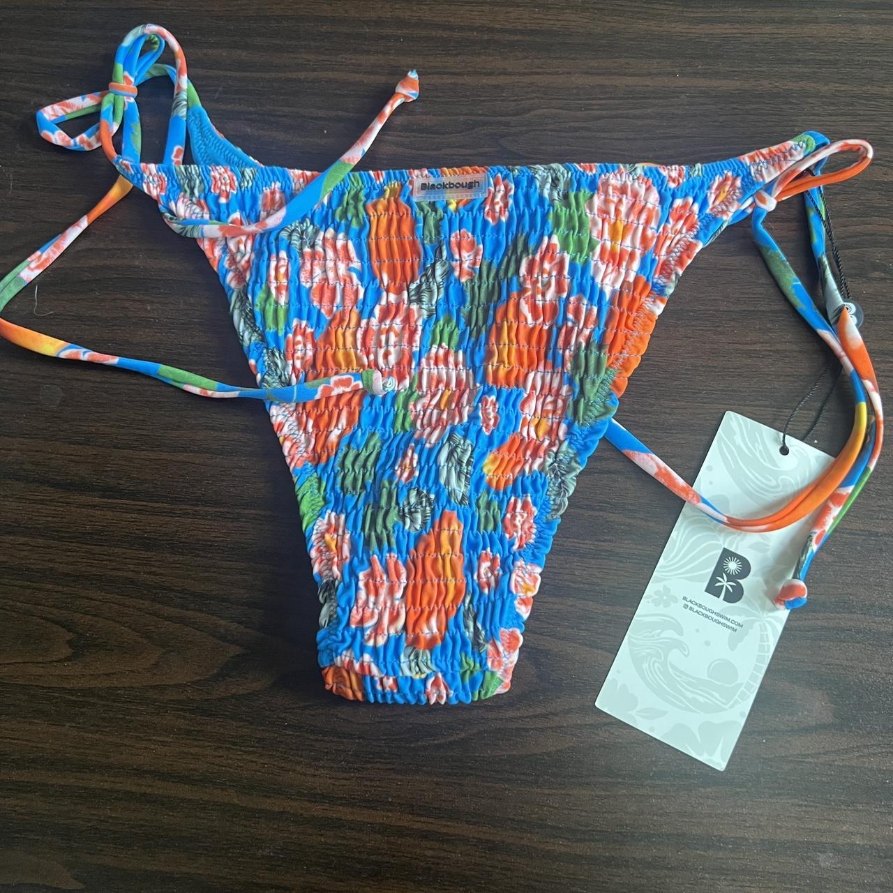 Blackbough swim string bottoms / Sicily Smocked... - Depop