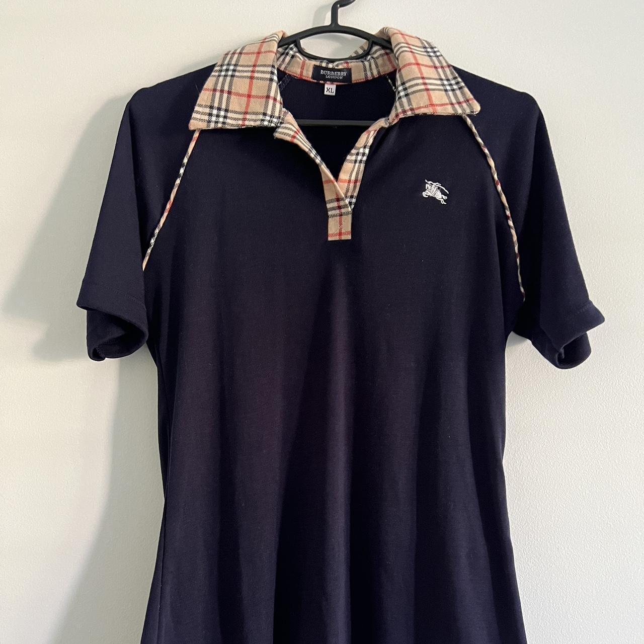 VINTAGE DEADSTOCK BURBERRY POLO TOP 💸 fits an... - Depop