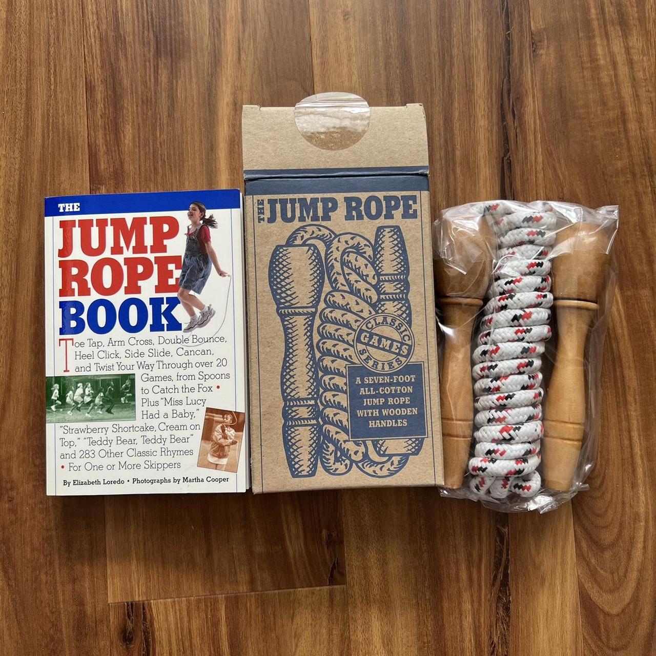 THE JUMP ROPE BOOK kit w jump rope Book of... - Depop