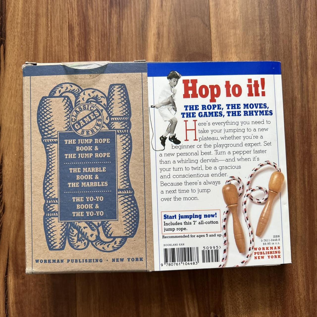 THE JUMP ROPE BOOK kit w jump rope Book of... - Depop