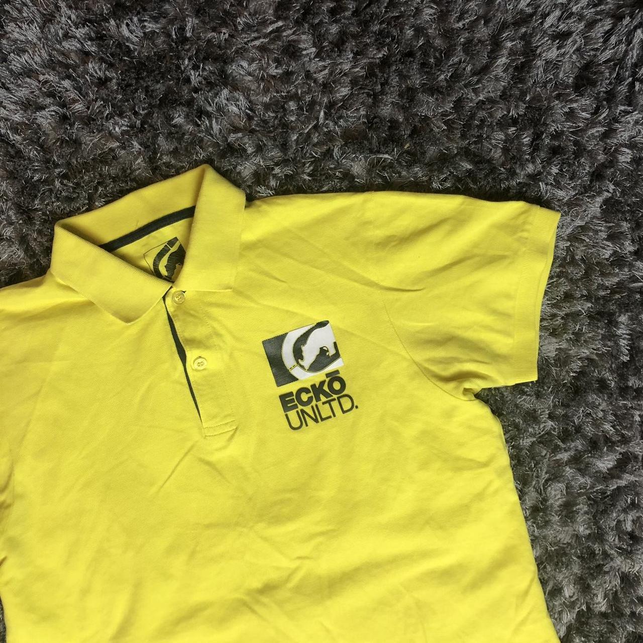 Yellow Ecko polo shirt Ecko unltd polo shirt.... | Depop