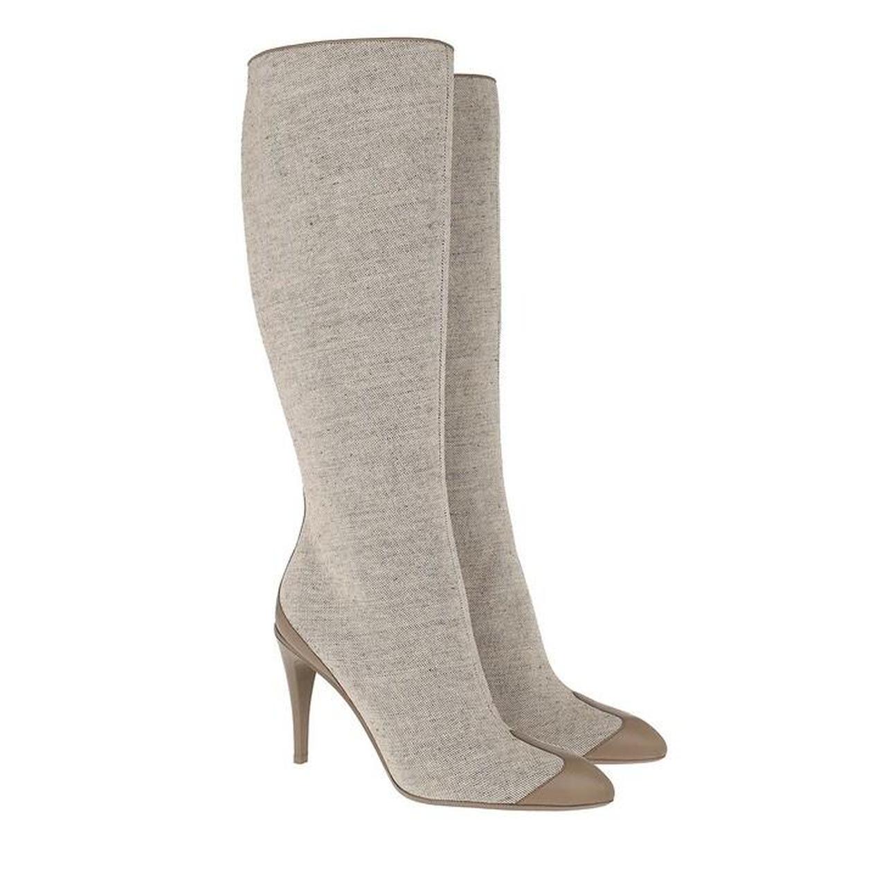 MAX MARA Beck Boots Cognac/Taupe Color:... - Depop