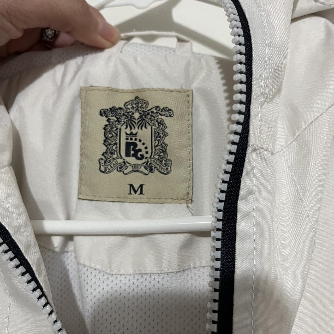 Off white zip up size medium #zipup #white... - Depop