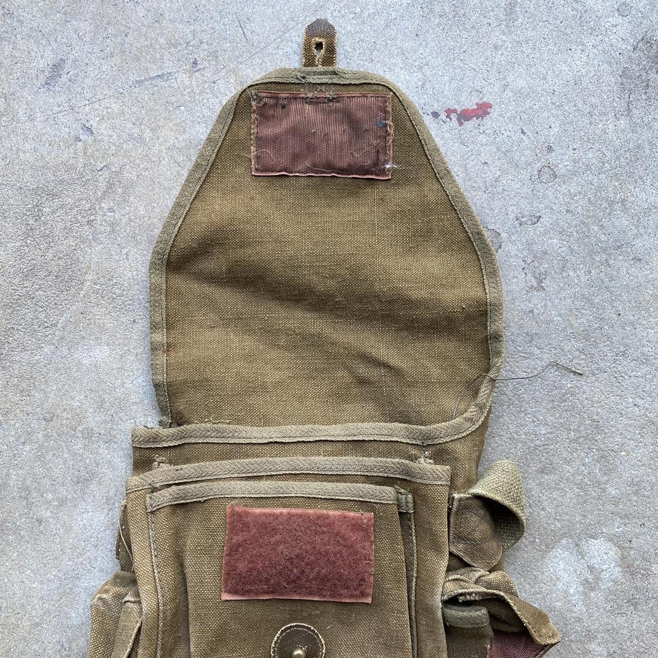 Old army bag. No straps. Soft. #army #gasmask #usa - Depop