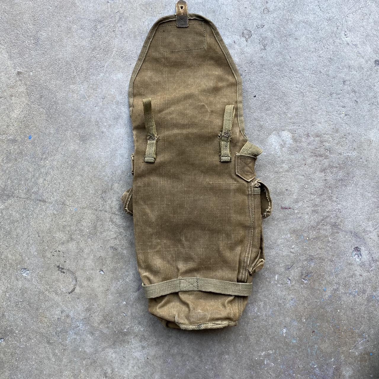 Old army bag. No straps. Soft. #army #gasmask #usa - Depop