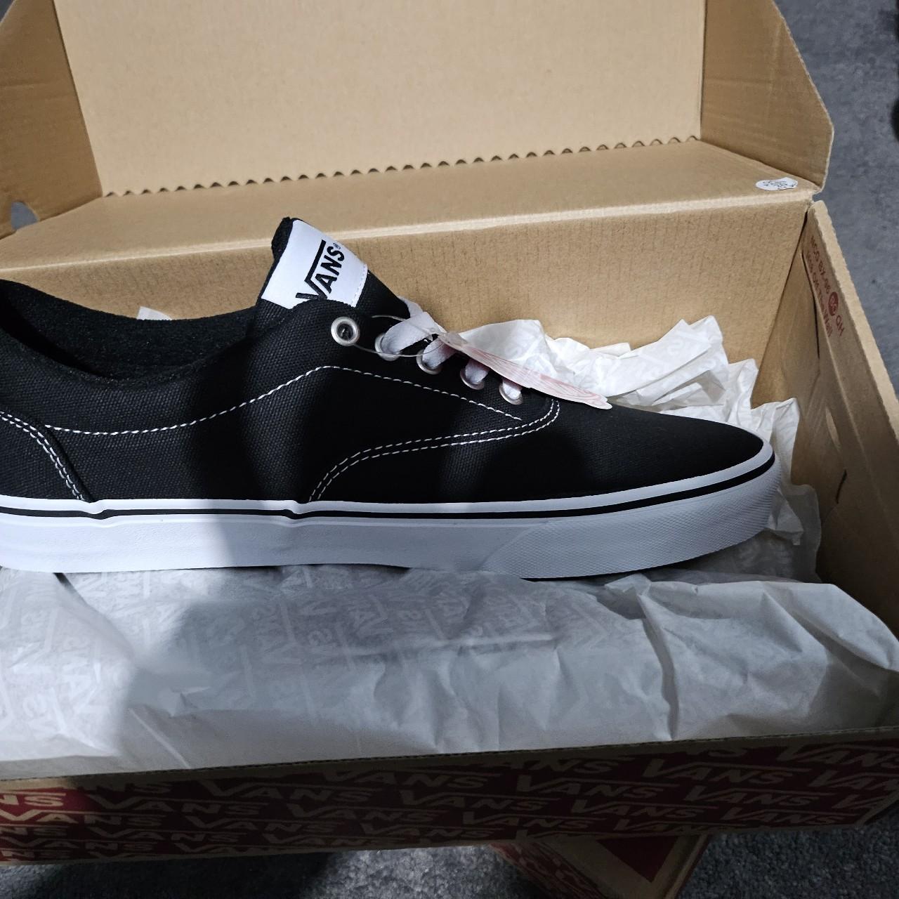 Vans low cut trainers size 9.5 brand new boxed and... - Depop