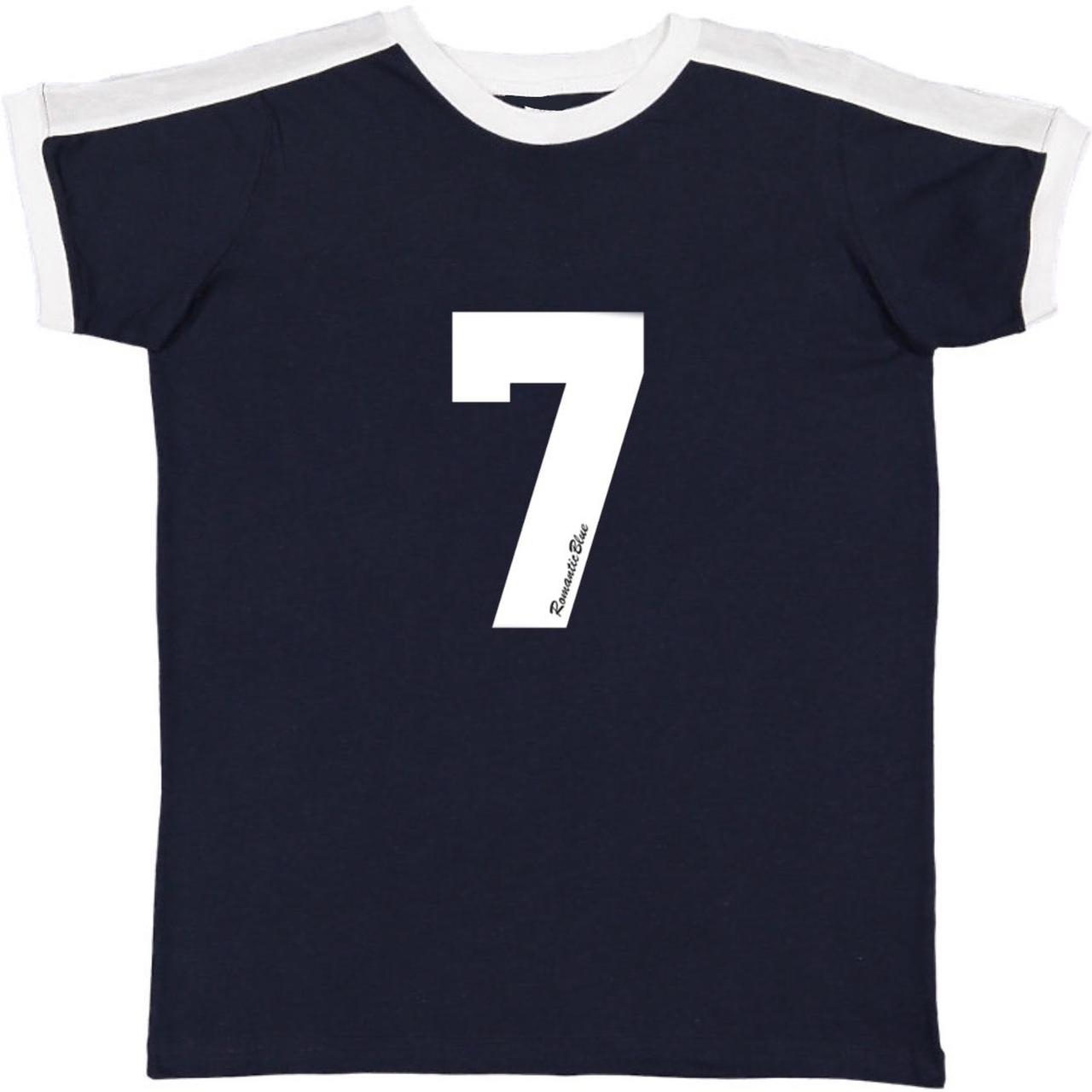 Number 7 Jersey baby tee style shirt... - Depop