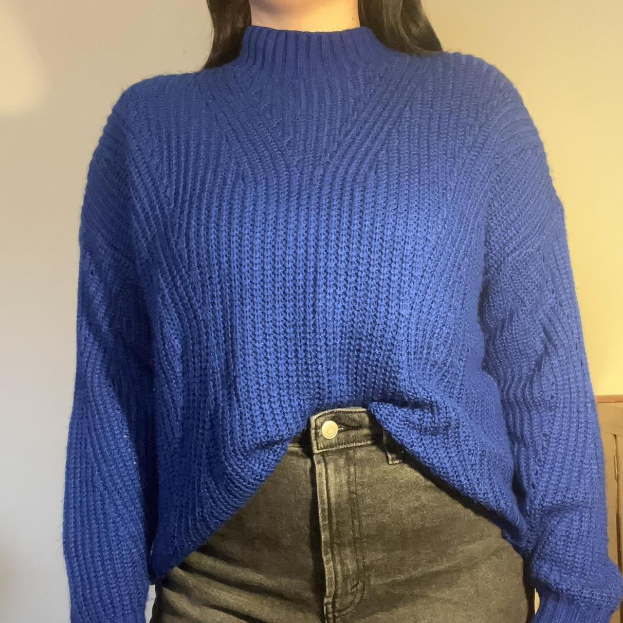 Medium deep blue soft sweater Worthington brand.... - Depop
