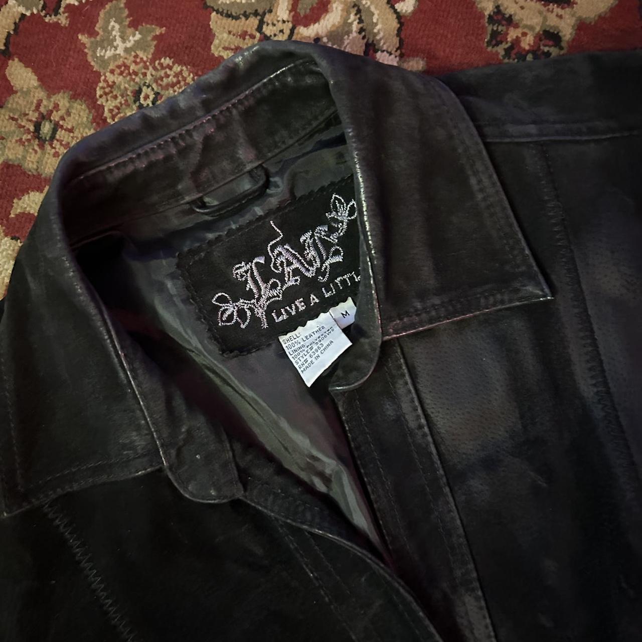 🌿🖤Black Suede Gerard Jacket 🖤🌿 Snap closures Fitted... - Depop