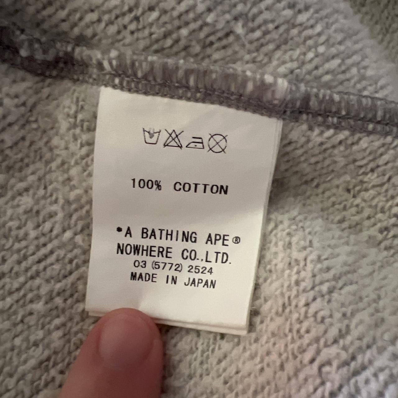 BAPE x KAWS Collab Hoodie sz M but has a bit of an... - Depop