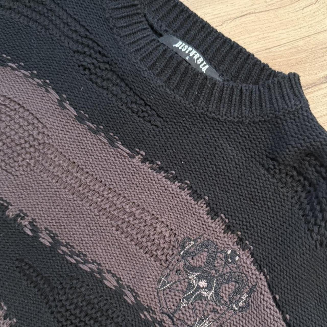 Disturbia Somnia Stripe Knit Sweater SOLD OUT NEVER... | Depop