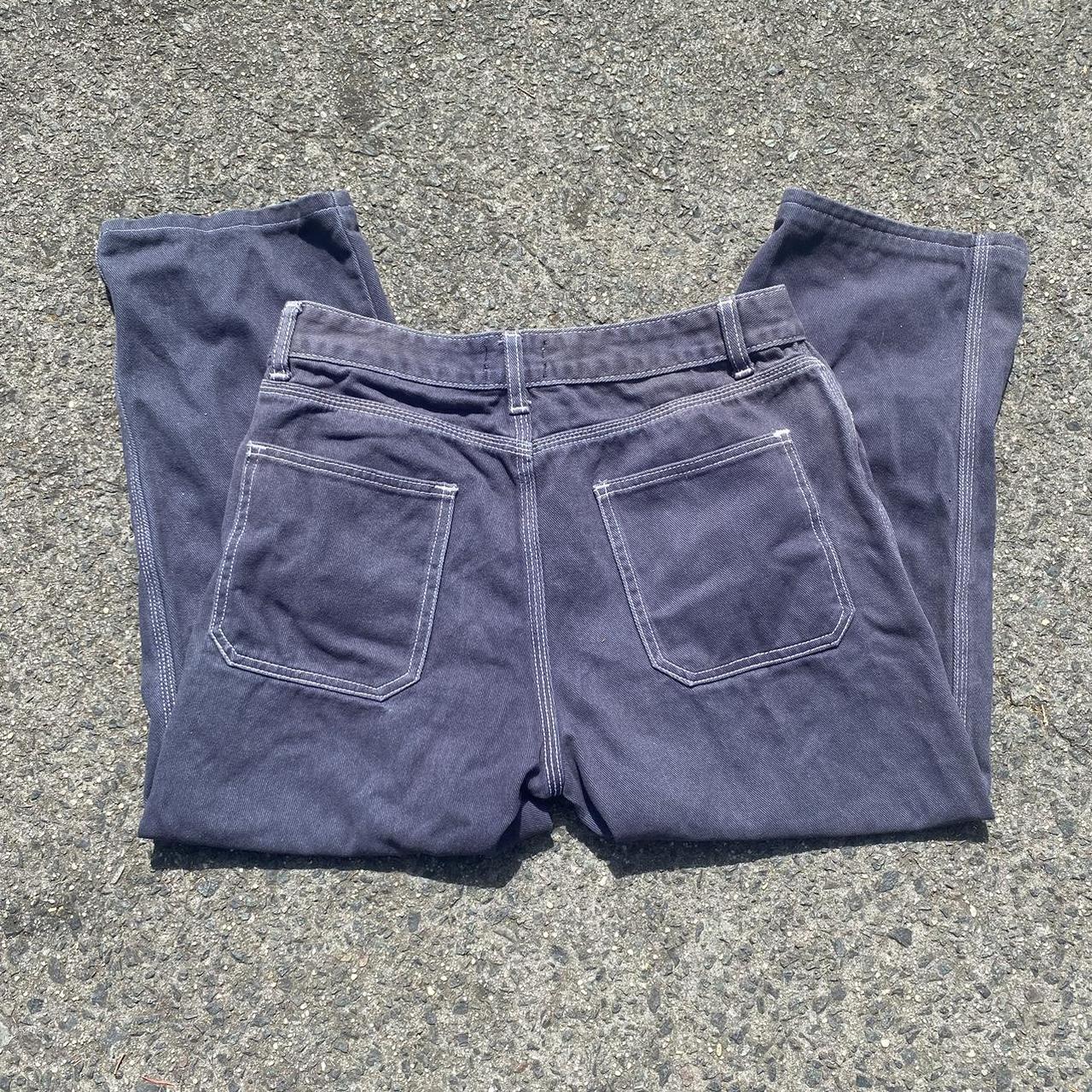 absent baggy wide leg jeans size 30 - Depop