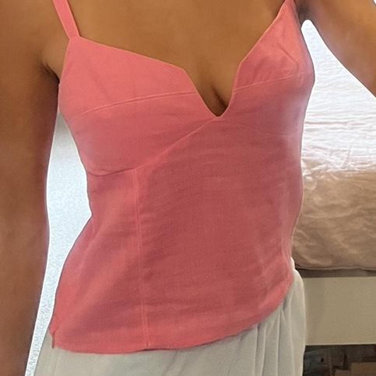 Pink glassons top 🩷 Size small Never worn - without... - Depop