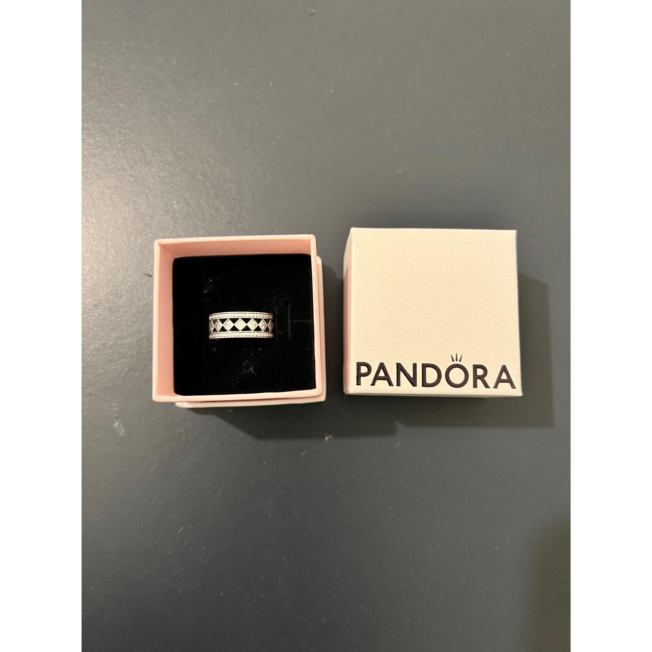 Pandora vintage openwork ring, size 50 Only worn a... - Depop