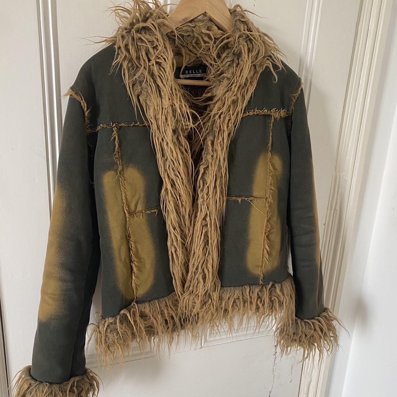 Denim Afghan jacket - Depop