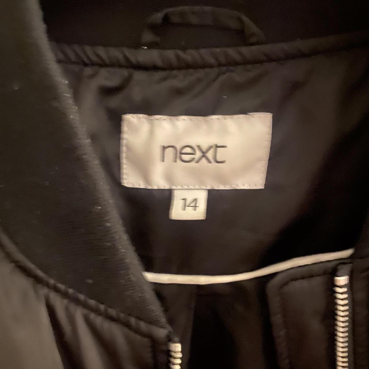 Next bomber jacket Black Size 14 9/10... - Depop