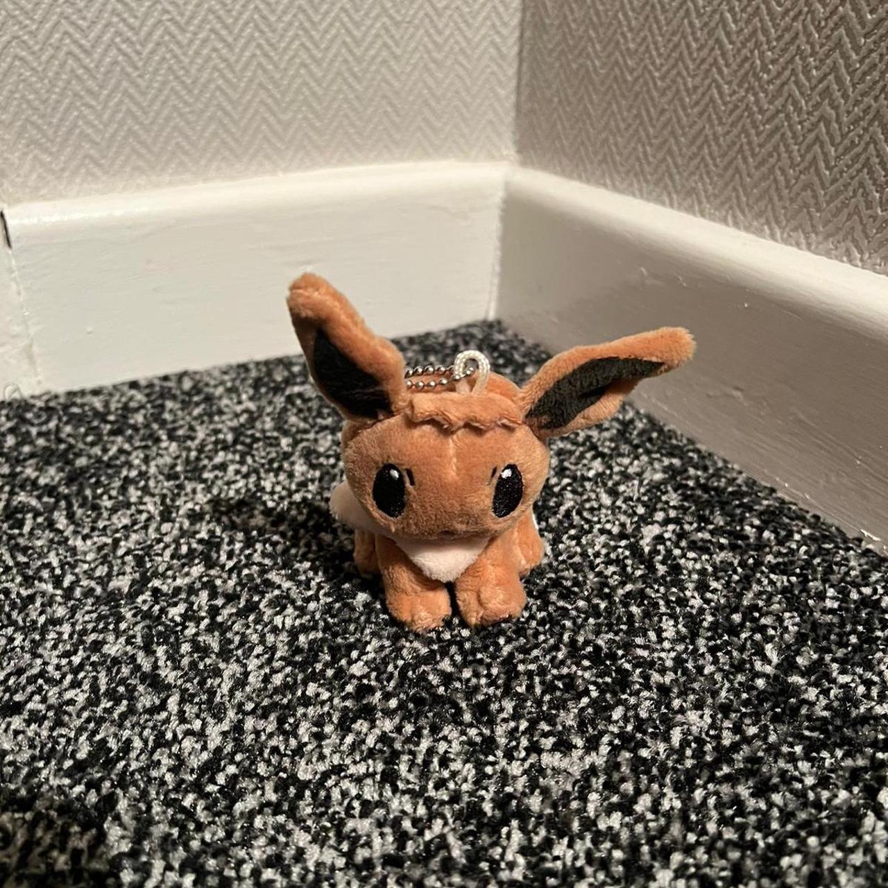 Eevee small Pokemon centre keychain plush #eevee... - Depop