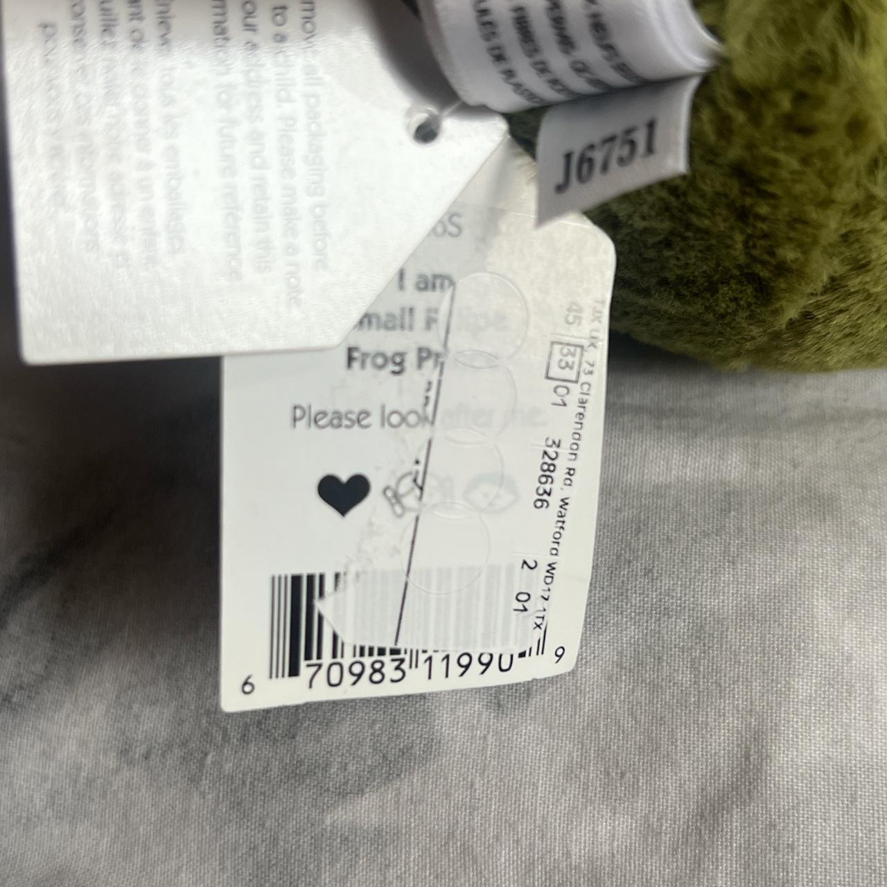 Jelly cat small felipe frog prince plush used but in... - Depop