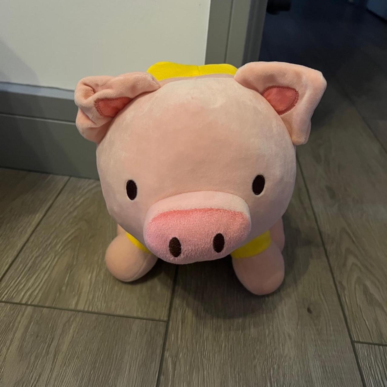 Miniso pig dressed as bee plush with tags only been... - Depop