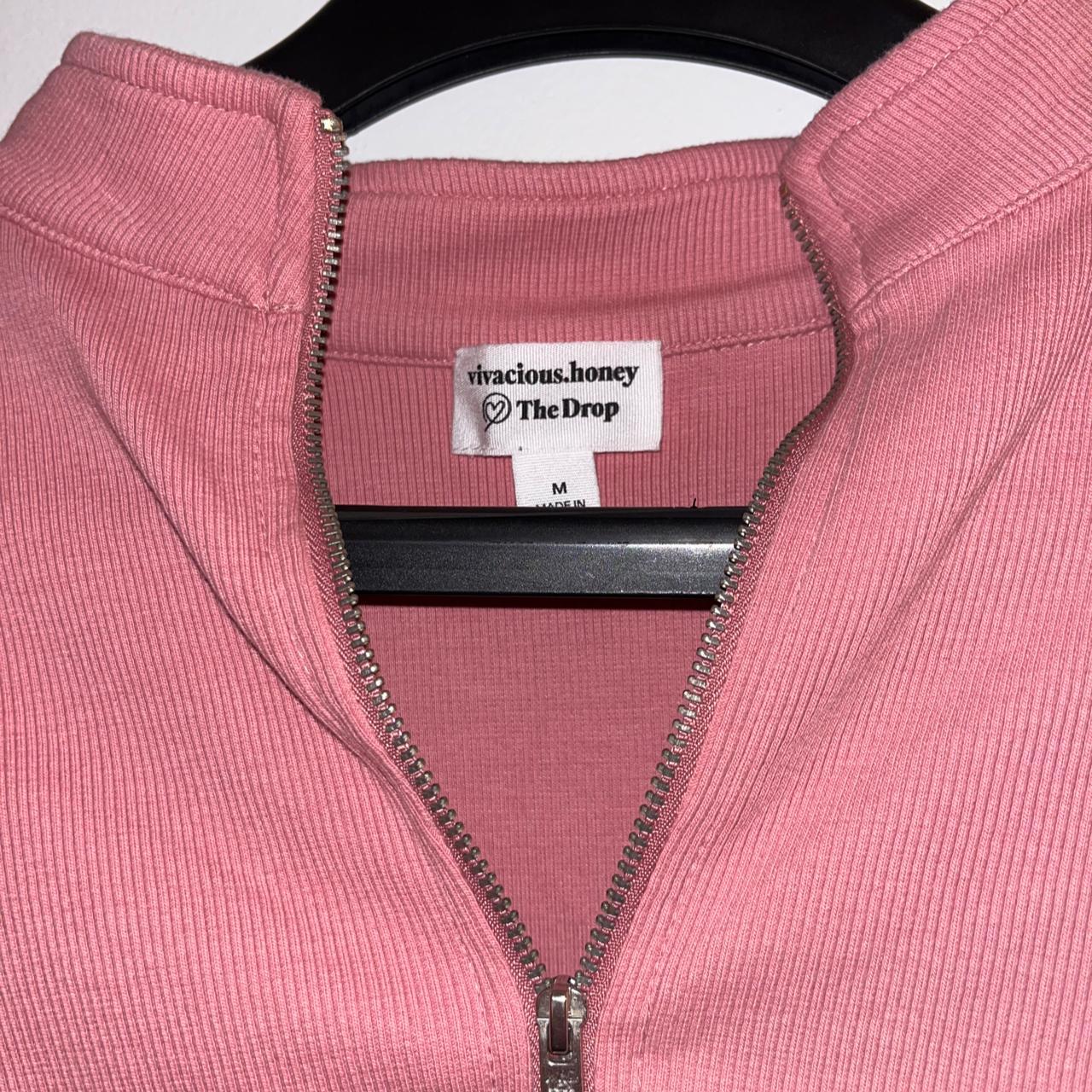 Medium Pink BodySuit by Vivacious.honey X the drop... | Depop