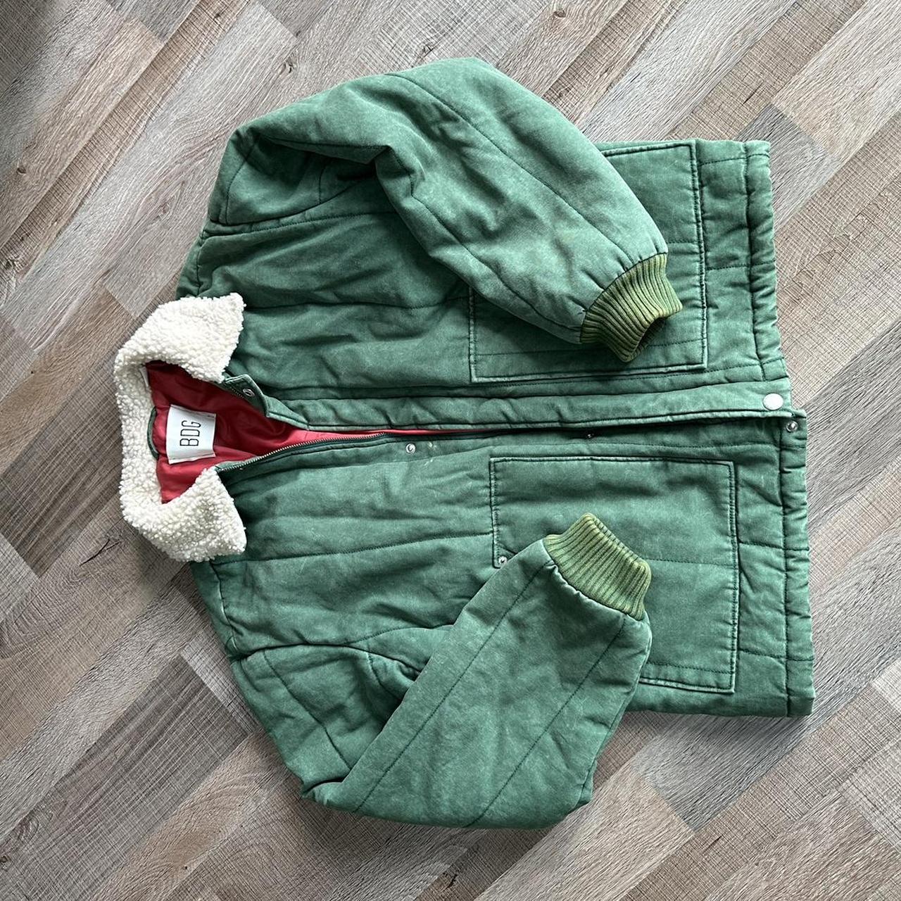 BDG quilted canvas bomber jacket - Depop