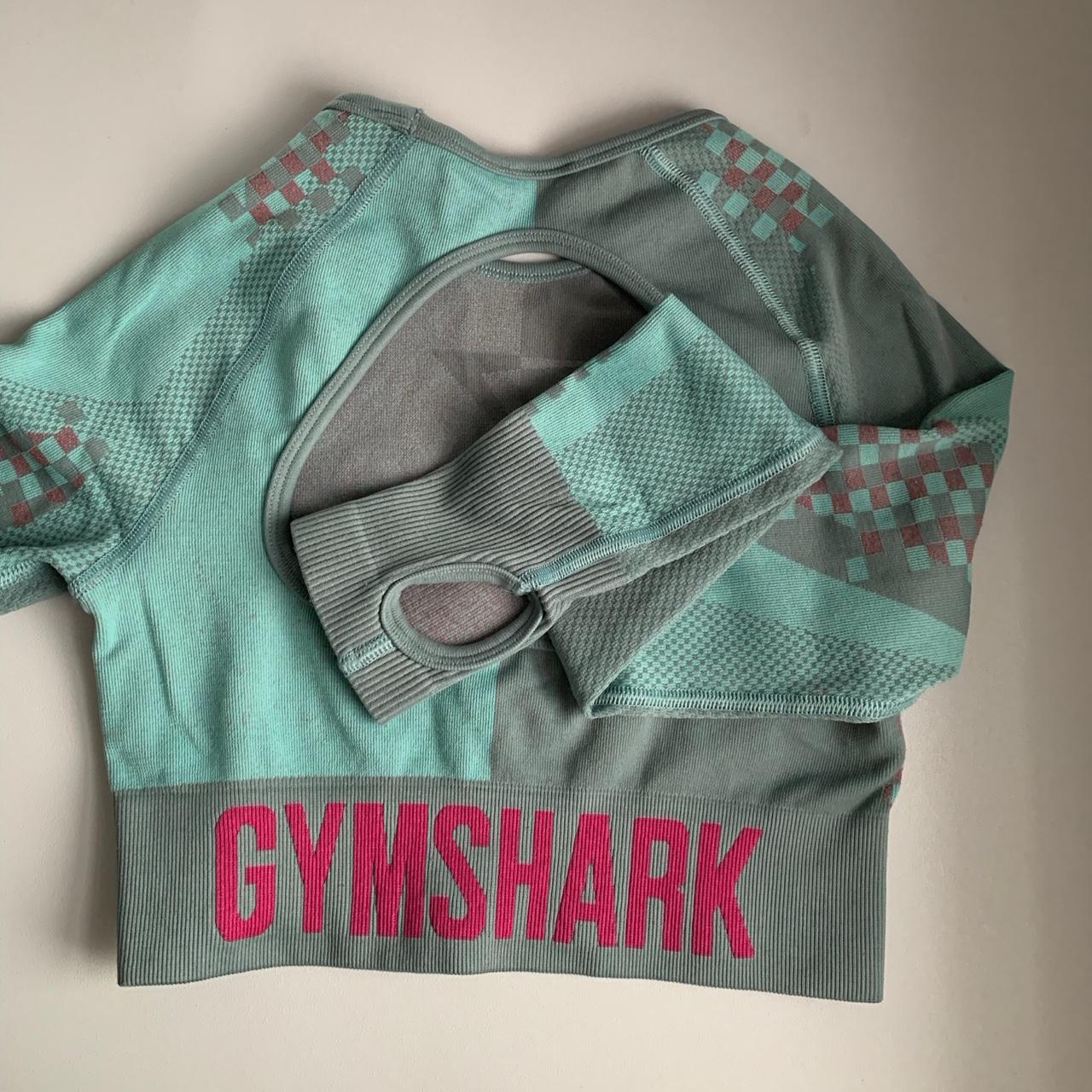 Gymshark Mint Green gym matching set activewear... | Depop