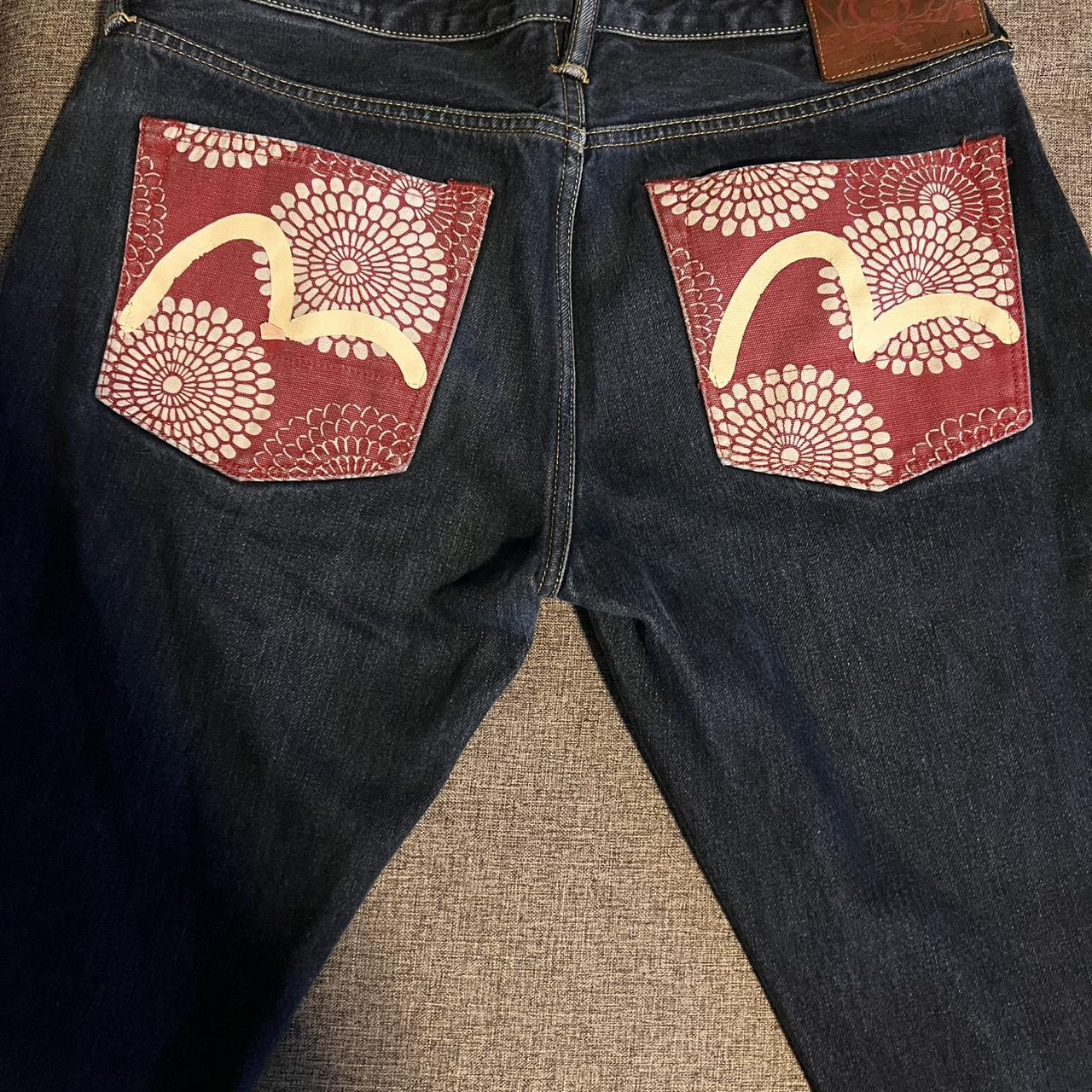 Rare 100% authentic selvedge evisu jeans. 9/10... - Depop